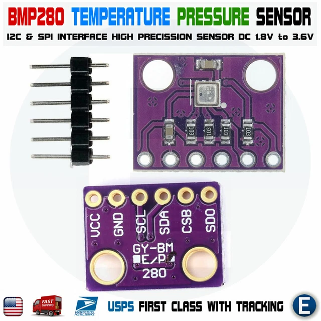 BMP280 PRESSURE SENSOR Arduino High Precision Temperature Altitude USA ...