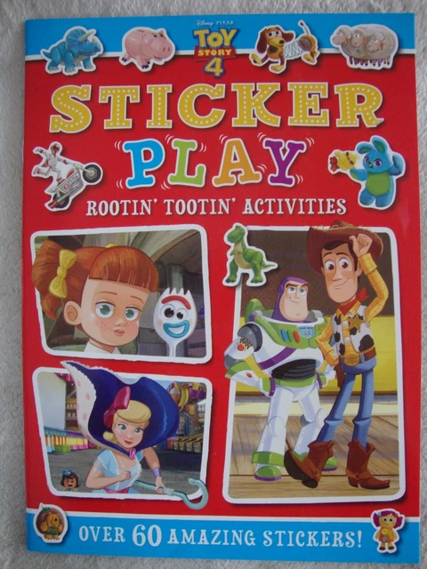 DISNEY PIXAR TOY Story 4 Sticker Play Activity Book Brand New RRP £3.99 ...