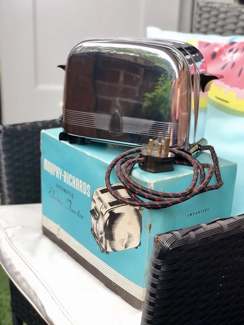 VINTAGE MORPHY RICHARDS TU/1D Automatic Toaster 50s/60s Boxed/Pat ...