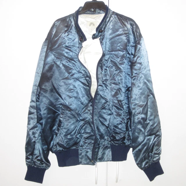 VINTAGE PARAMOUNT PICTURES 75th Anniversary Satin Bomber Jacket Size XL ...