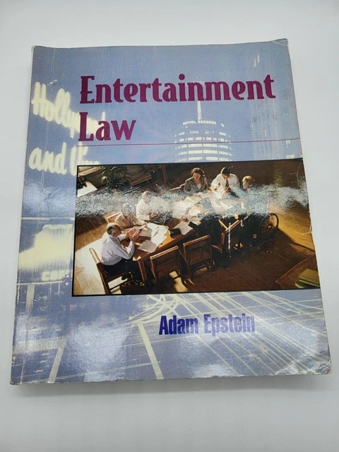 ENTERTAINMENT LAW BY Adam Epstein £20.47 - PicClick UK