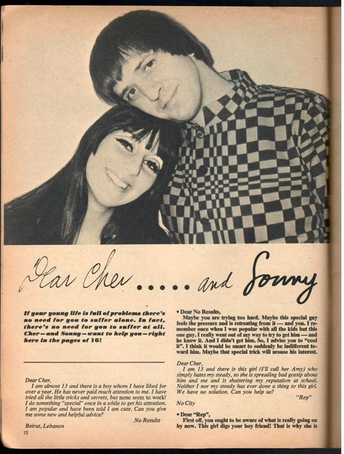 16 MAGAZINE FEB. 1967 Monkees, Beatles, Stones, Cher, Hermits, DC5 ...