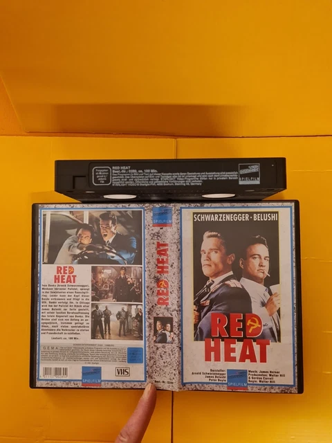 VHS RED HEAT mit Arnold Schwarzenegger und James Belushi EUR 8,50 ...