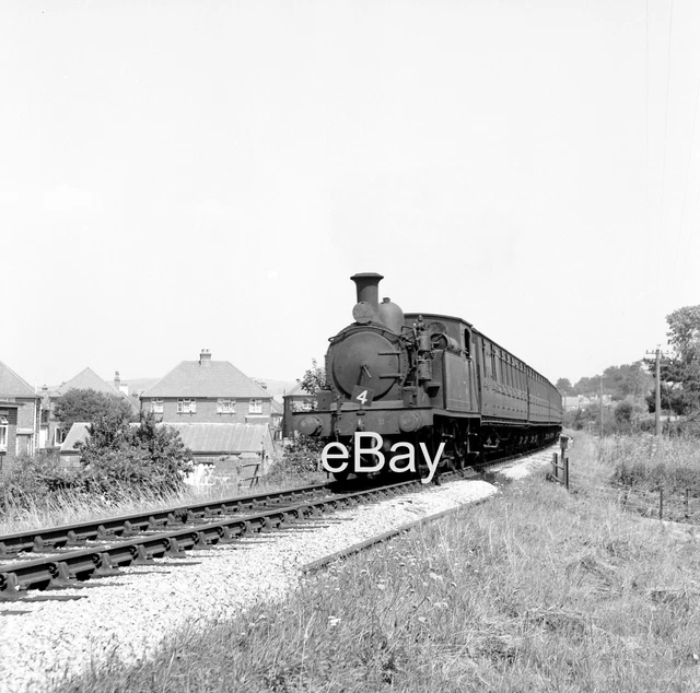 RAILWAY STEAM NEGATIVE O2 W31 Sandown on Shanklin Train 1960s ...