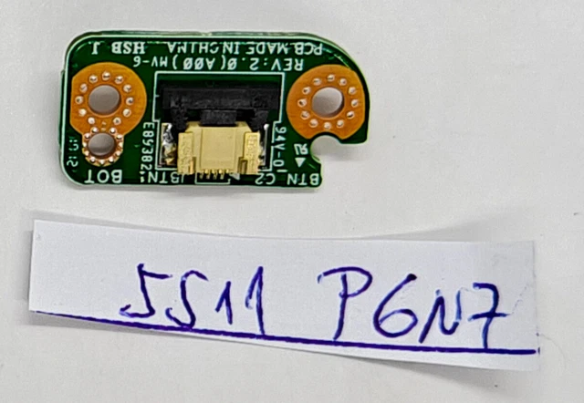 DELL RUGGED EXTREME 7204 7214 Internal Power Button Board Tested ...