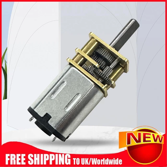 MOTORE ELETTRICO RIDUTTORE motori ingranaggi micro metallici DC (12 V ...