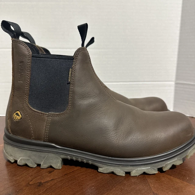 WOLVERINE MEN EPX® Romeo Boot Work Boots Brown Leather Size 11.5EW £45. ...