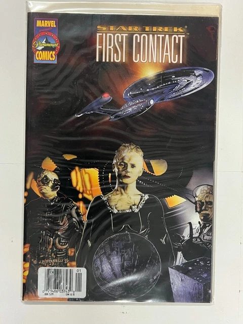 STAR TREK PRIMO Contatto Marvel Comics 1996 Newstand RARO | Spedizione ...