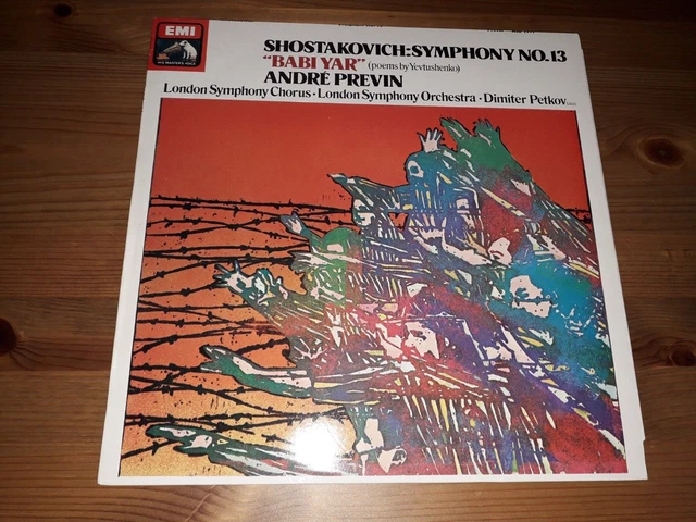 ASD 3911 SHOSTAKOVICH Symphony No 13 "Babi Yar" - LSO / Previn EUR 108 ...