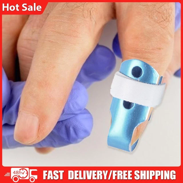 TWO-PIECE FINGER FRACTURE Fixation Splint Hand Finger Joint Protection ...