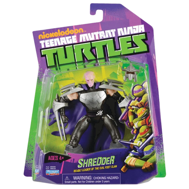 NICKELODEON TMNT UNMASKED Shredder (Deadly Leader of the Evil Foot Clan ...