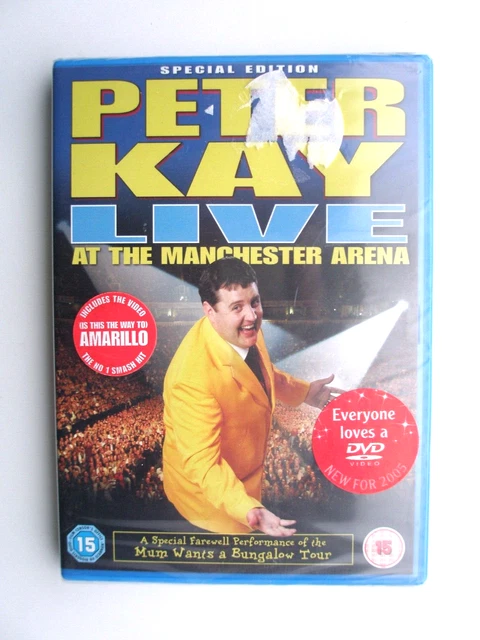 PETER KAY LIVE At The Manchester Arena Brand New And Sealed Dvd. £4.20 ...