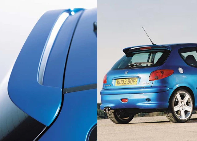 PEUGEOT 206 AILERON / Becquet / Spoiler Style Gti ( 1998-2009 ) EUR 109 ...