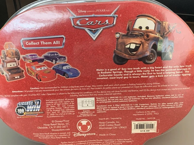 DISNEY STORE EXCLUSIVE Pixar CARS Talking TOW MATER Truck Model MIB ...