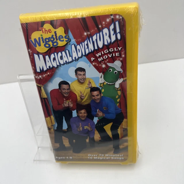 The Wiggles Magical Adventure A Wiggly Movie Vhs Video Tape Clamshell