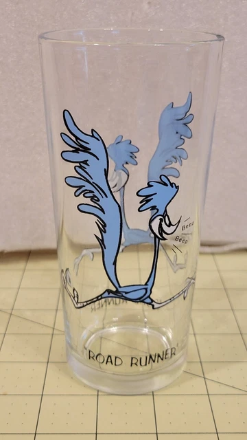 ESTATE 1973 LOONEY Toons Pepsi Road Runner Glass Small Imperfection ...
