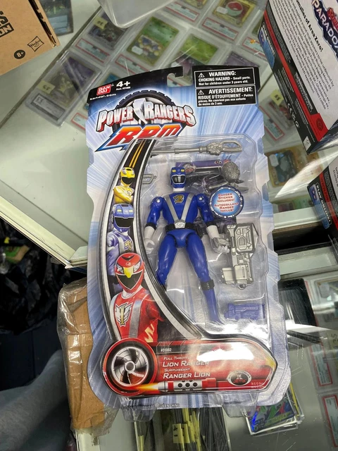 POWER RANGERS RPM Full Throttle Blue Lion Ranger / New Factory Sealed ...