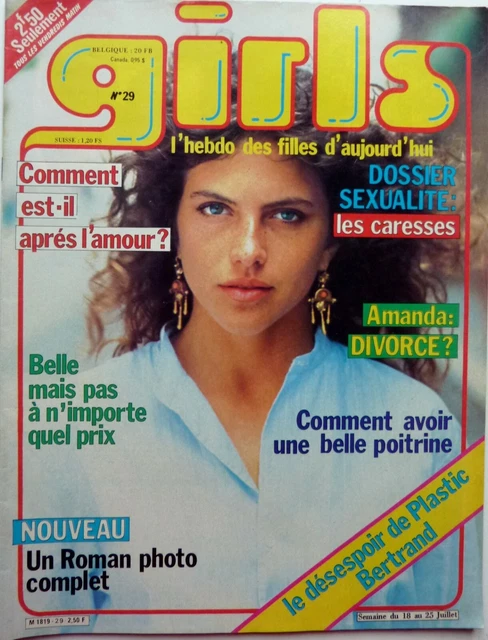 GIRLS 1980 RARE Magazine: Clio Goldsmith_Amanda Lear_Brooke Shields ...