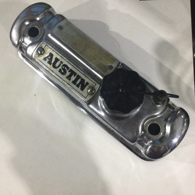 BMC A SERIES Chrome Rocker Cover + New OE Filler Breather Cap Mini ...