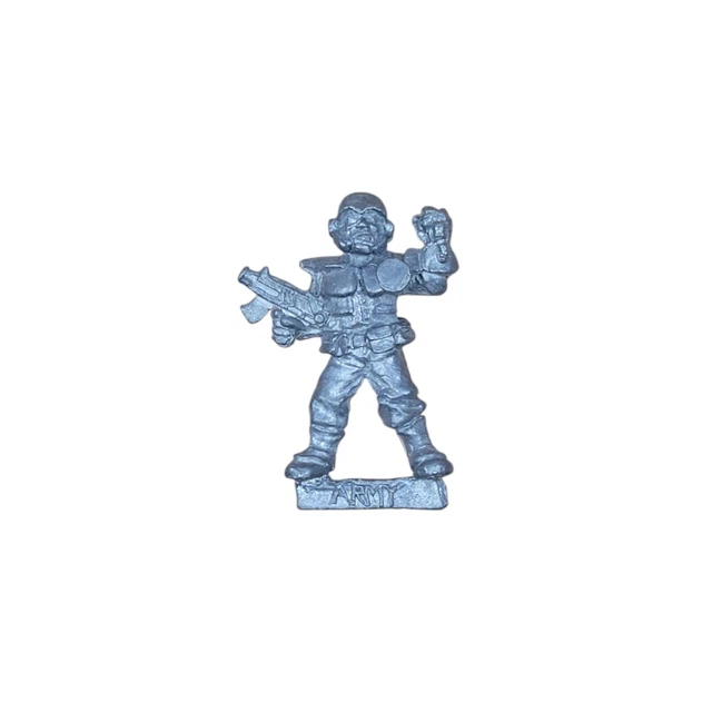 VINTAGE WARHAMMER 40K Rogue Trader Imperial Army Lieutenant Calvert ...
