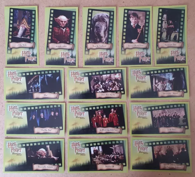 HARRY POTTER SORCERERS STONE WIDEVISION x14 CARDS by Wizards EUR 7,41 ...