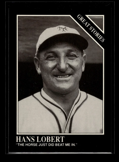 172 ~ HISTOIRE de Hans Lobert ~1991 The Sporting News Conlon ~ BASE ~NM ...