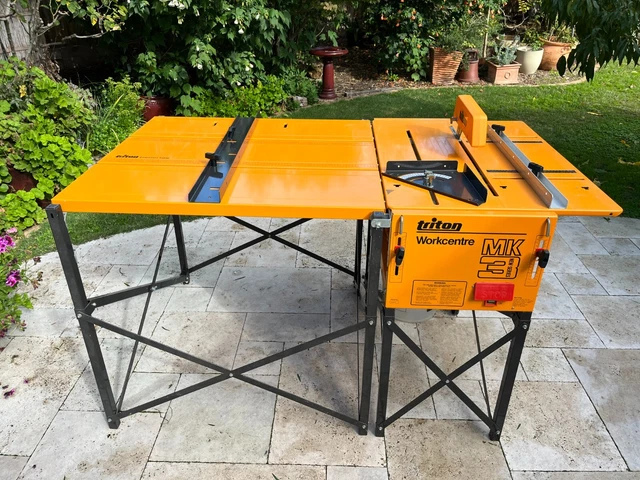 TRITON WORKCENTRE MK3 including extension bench, router table and dust ...