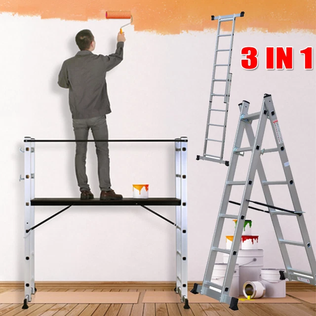 ALUMINIUM SCAFFOLD TOWER Working Ladder Step Platform Multi Purpose w ...