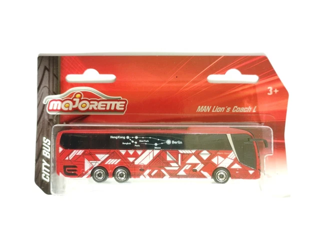 MAJORETTE 1/100 MAN Lion's Coach L City Bus News 2023 EUR 11,40 ...