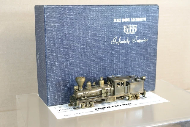 UNITED SCALE MODELS PFM 0-4-4-0 CLASS B 2 TRUCK SHAY LOGGING LOCOMOTIVE ...