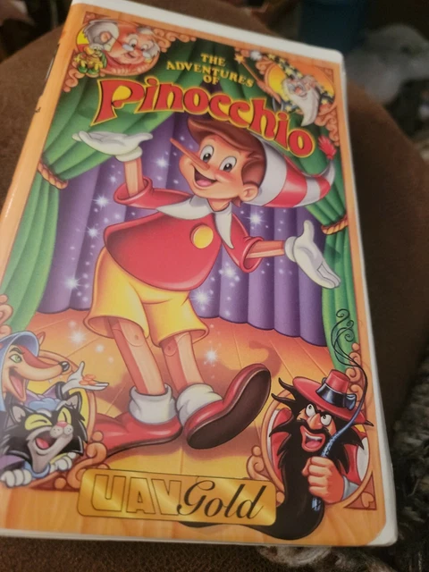 THE ADVENTURES OF PINOCCHIO 1994 Animated VHS Video Tape UAV Gold Clamshell VGC £3.72 - PicClick UK