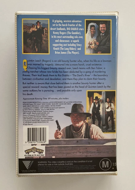 RIO DIABLO [VHS] Roadshow Video Big Box Ex-Rental Tape 1993 Kenny ...