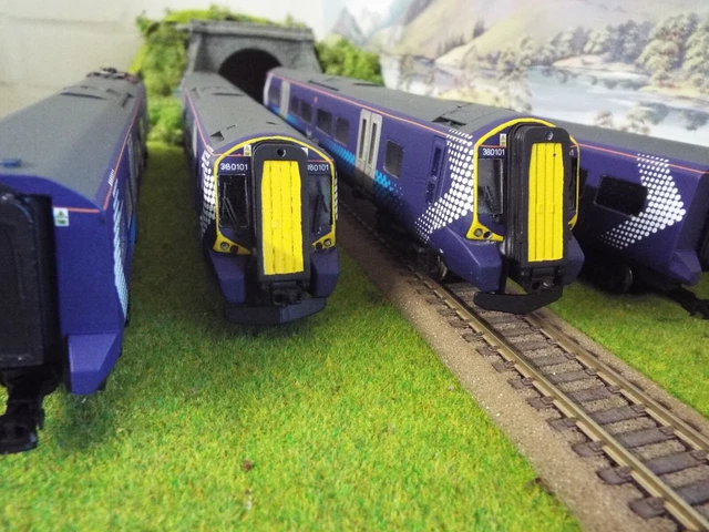 SCOTRAIL SALTIRE LIVERY 4 car Scratchbuilt EMU Bachmann Powered dcc ...