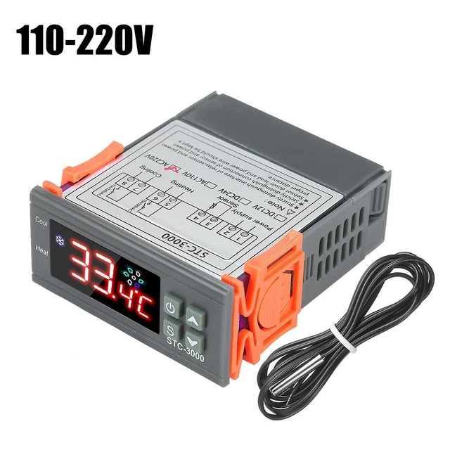 THERMOSTAT EFFICACE STC3000 avec sonde capteur contrôle de la température avec EUR 25,12 ...