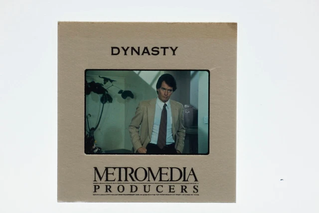 DYNASTY GORDON THOMSON Adam Carrington TV series Promo Photo Slide 35mm ...