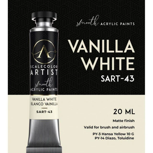 SCALE 75 SCALECOLOR Artist Vanilla White 20ml $9.00 - PicClick AU