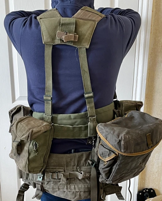 BRITISH ARMY SURPLUS 58 Pattern Rig Afghan / Gulf War Veterans Webbing ...