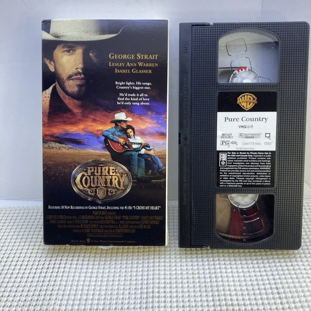 PURE COUNTRY- VHS Tape Movie George Strait, Lesley Ann Warren, & Isabel ...