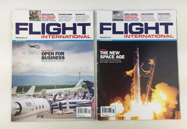 FLIGHT INTERNATIONAL AVIATION Magazine, Illustrated Bundle X11 2012 ...