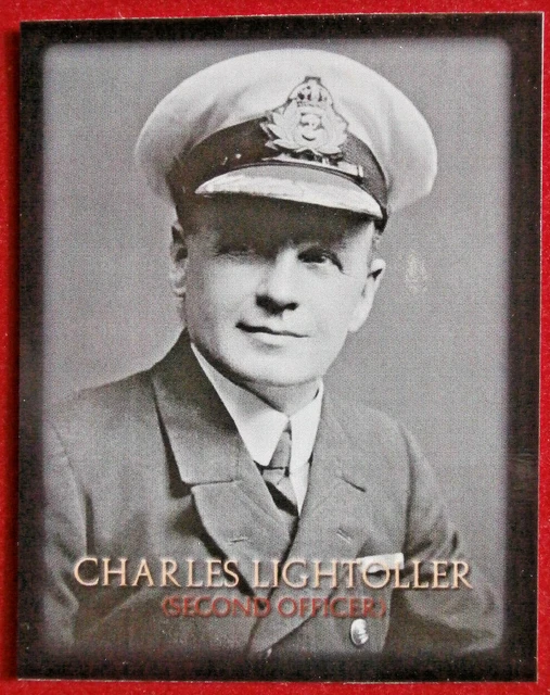 OFFICERS OF THE Titanic - Card #05 - Charles Lightoller - Rockwell ...