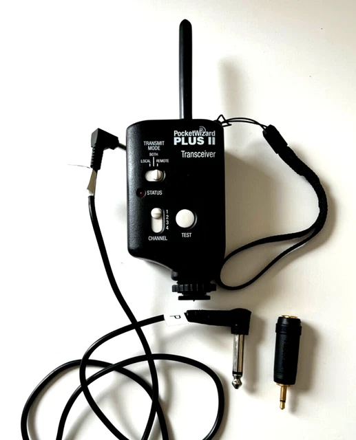 POCKETWIZARD PLUS II Studio Radio Slave Transceiver With PC1 Cable -EX ...