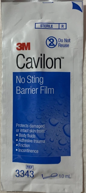 3M CAVILON NO sting barrier film Red:3343 £2.33 - PicClick UK