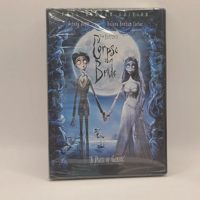 CORPSE BRIDE DVD Sealed Tim Burton Widescreen Johnny Depp Animated EUR ...