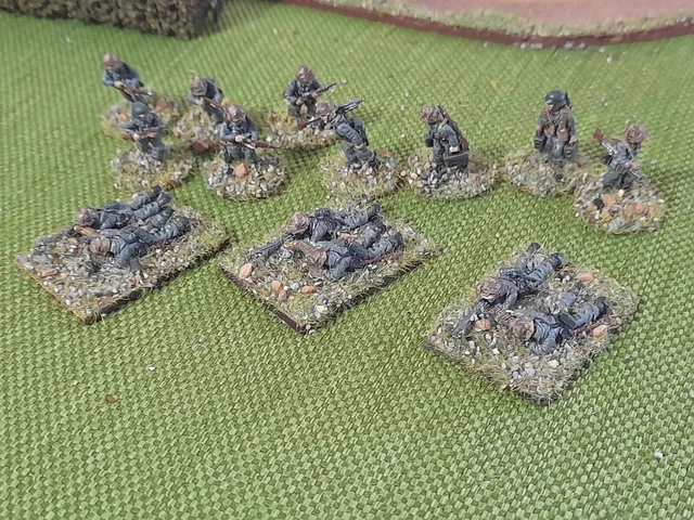 1/72 20MM WW2 German Infantry Machine Gun Support ×15 Painted PSC ...