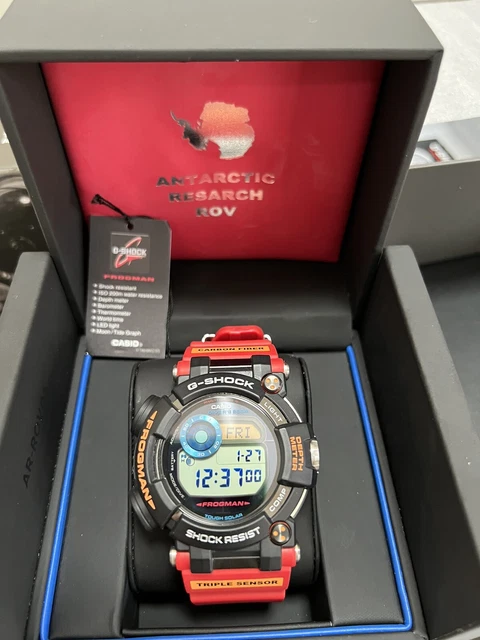 CASIO G-SHOCK GWF-D1000ARR FROGMAN Antarctic Survey ROV Radio Solar ...