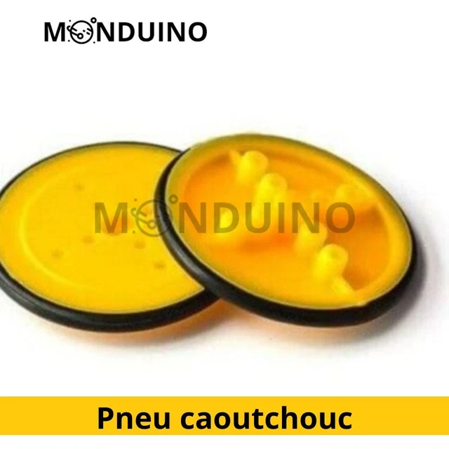 ROUE EN CAOUTCHOUC robot pneu moteur conception électronique Arduino ...