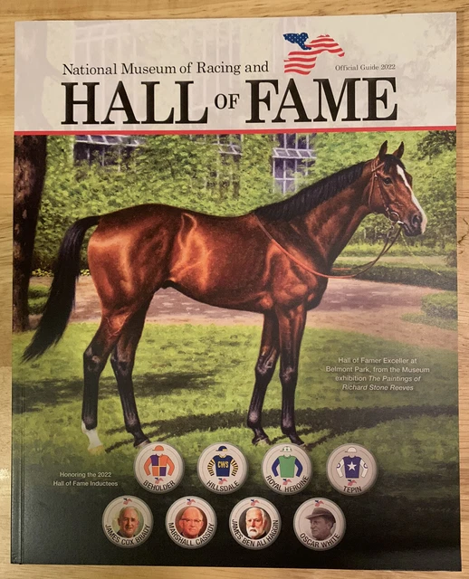 2022 HORSE RACING Hall of Fame Program, Beholder, Tepin, Saratoga $14. ...