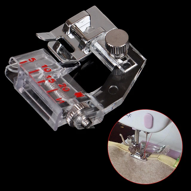 ADJUSTABLE BIAS TAPE Snap Binder Foot Sewing Machine Part Presser Fee ...