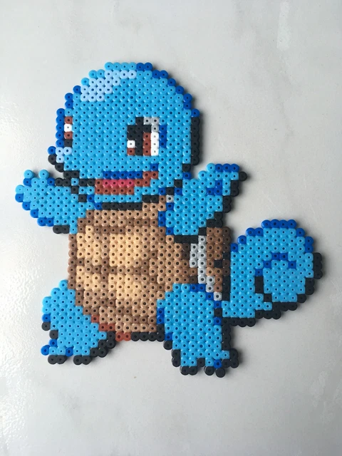 PIXEL ART / Perles A Repasser Pokemon Carapuce EUR 6,00 - PicClick IT