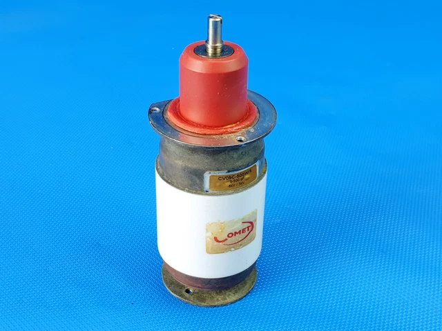 COMET VAKUUM KONDENSATOR 5-500PF, 5KV/3KV Cv05c-500w/5 EUR 348,00 ...